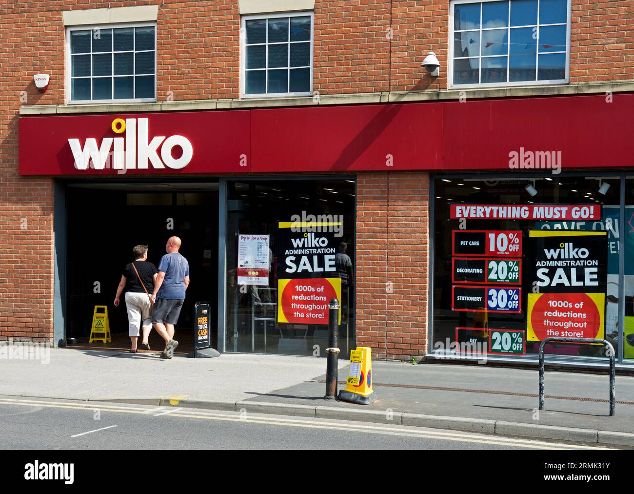 A branch of Wilko stores, on the high street, Driffield, East Yorkshire ...