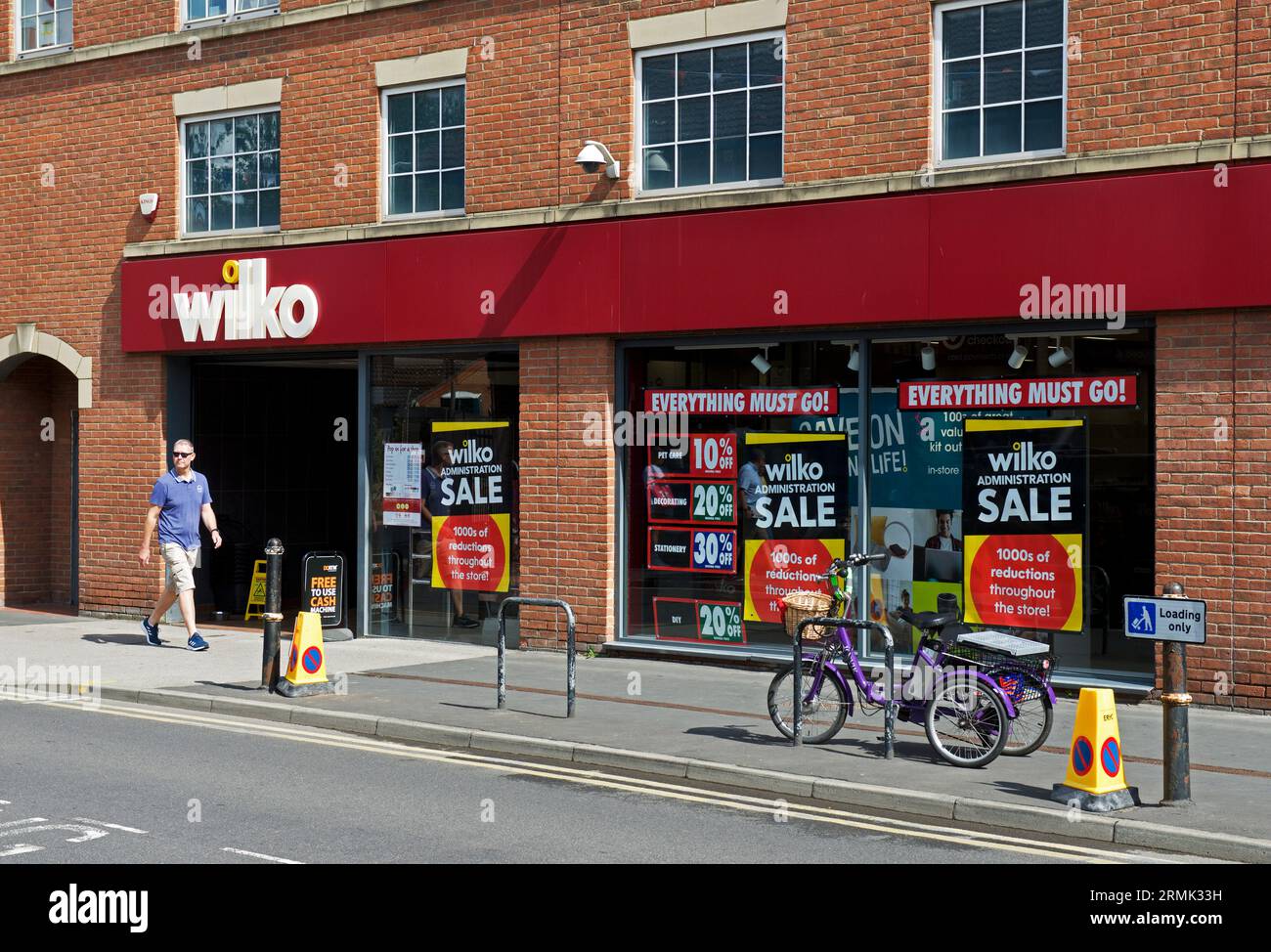 A branch of Wilko stores, on the high street, Driffield, East Yorkshire ...