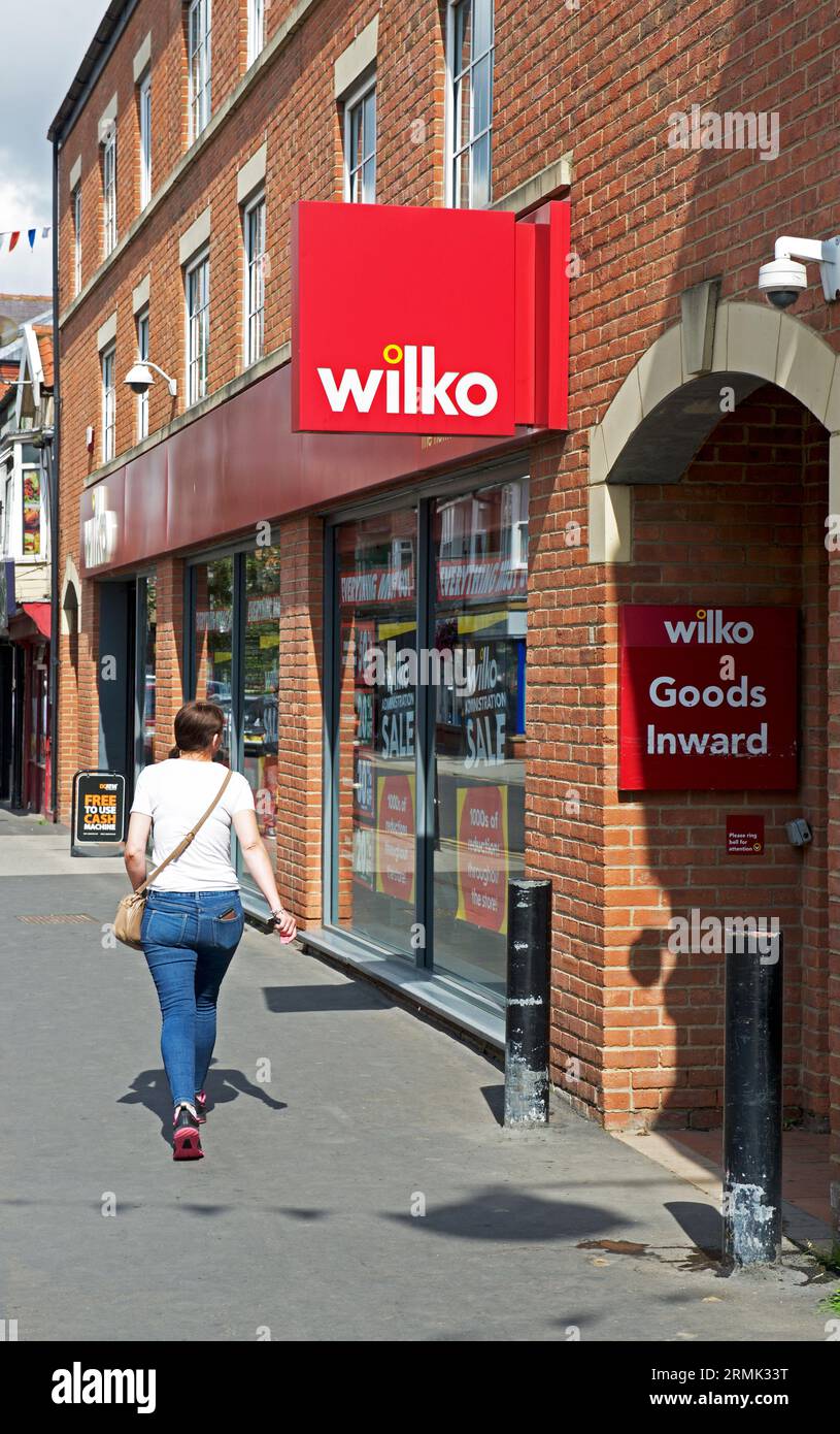 A branch of Wilko stores, on the high street, Driffield, East Yorkshire ...