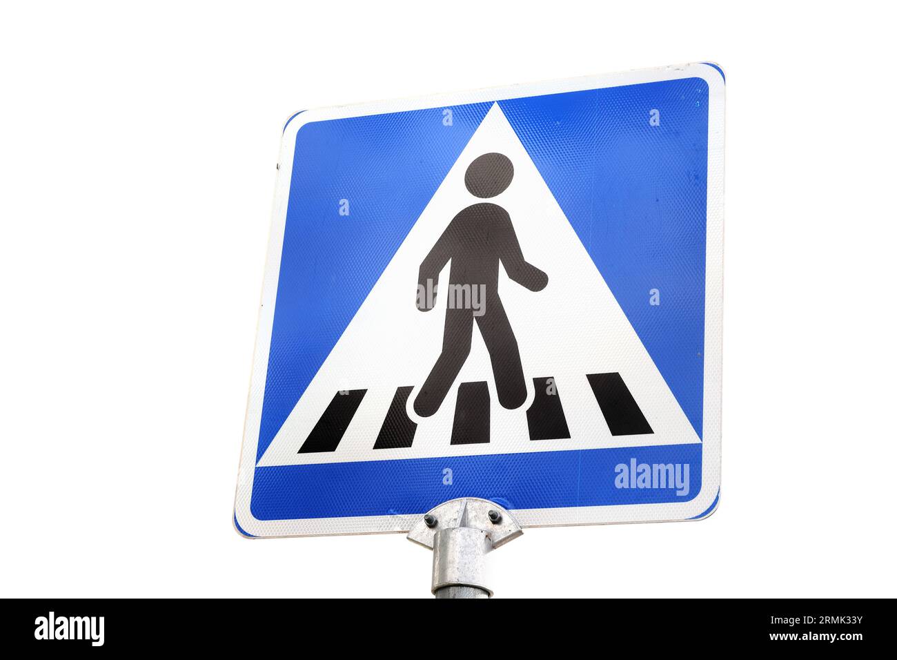 Caution pedestrian crossing sign hi-res stock photography and images ...