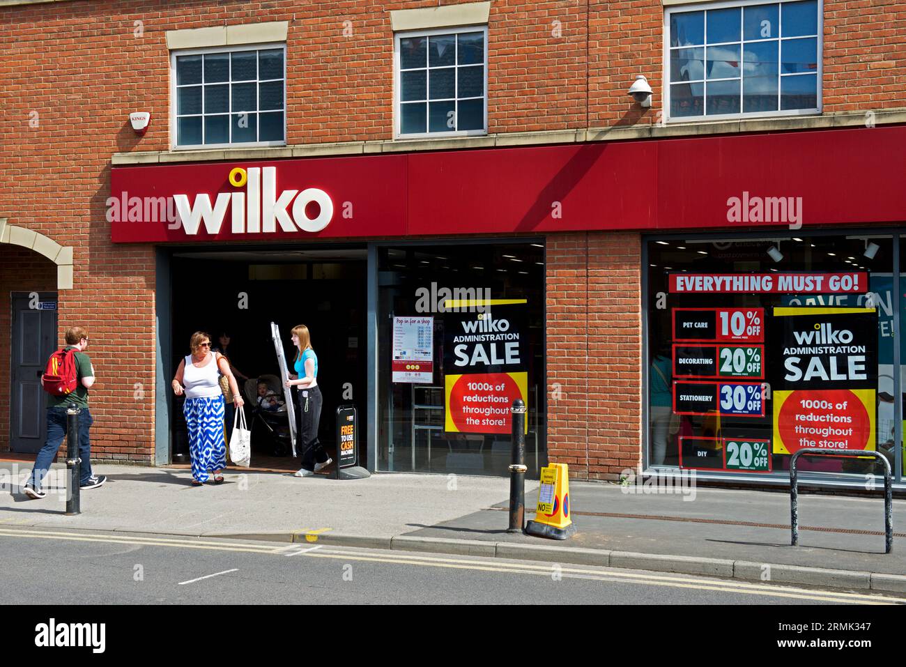 A branch of Wilko stores, on the high street, Driffield, East Yorkshire ...