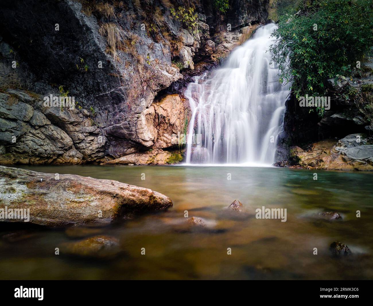 Oct.14th 2022 Uttarakhand, India. Mesmerizing waterfall amid Dehradun's ...