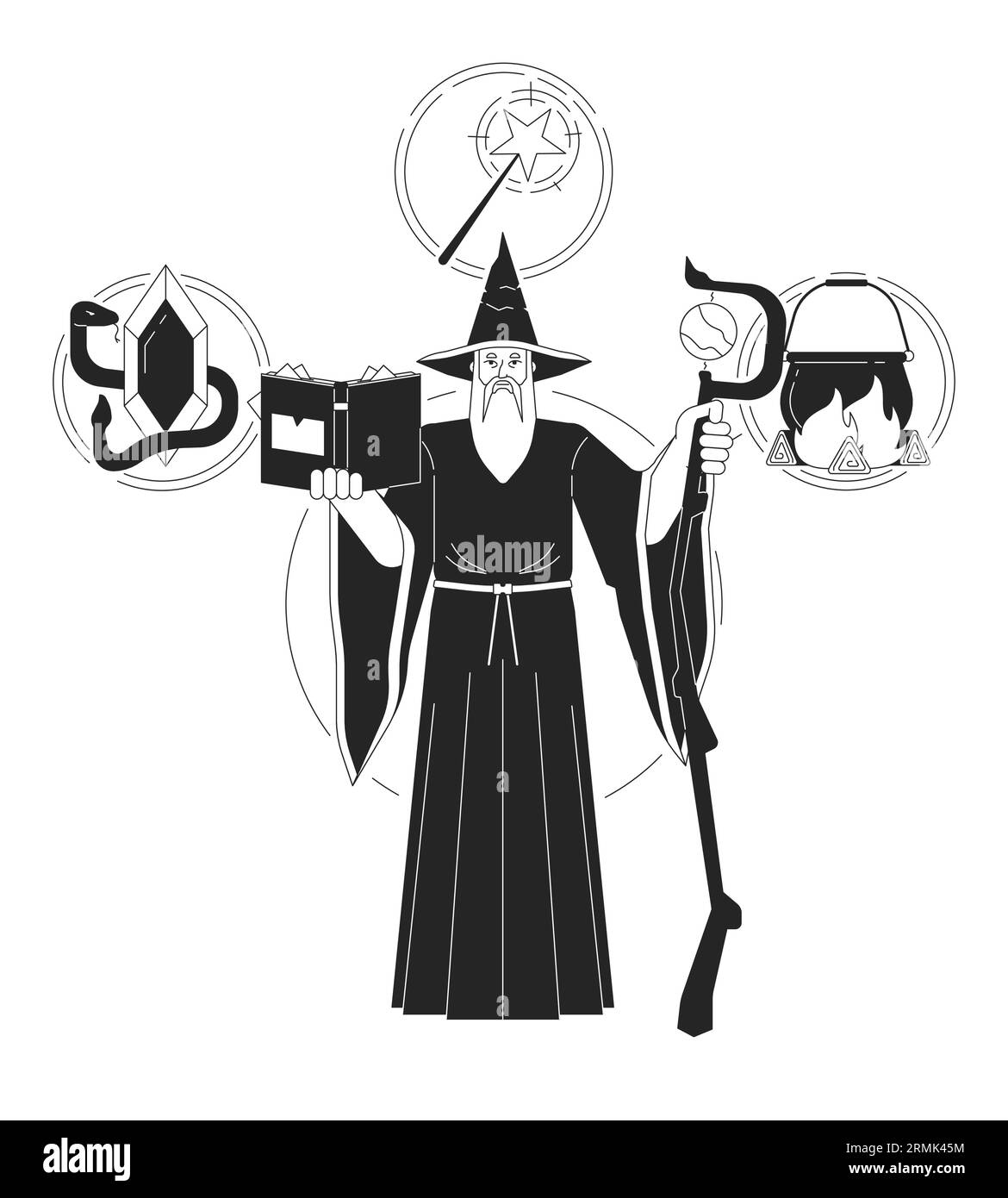 Wizard archetype hi-res stock photography and images - Alamy