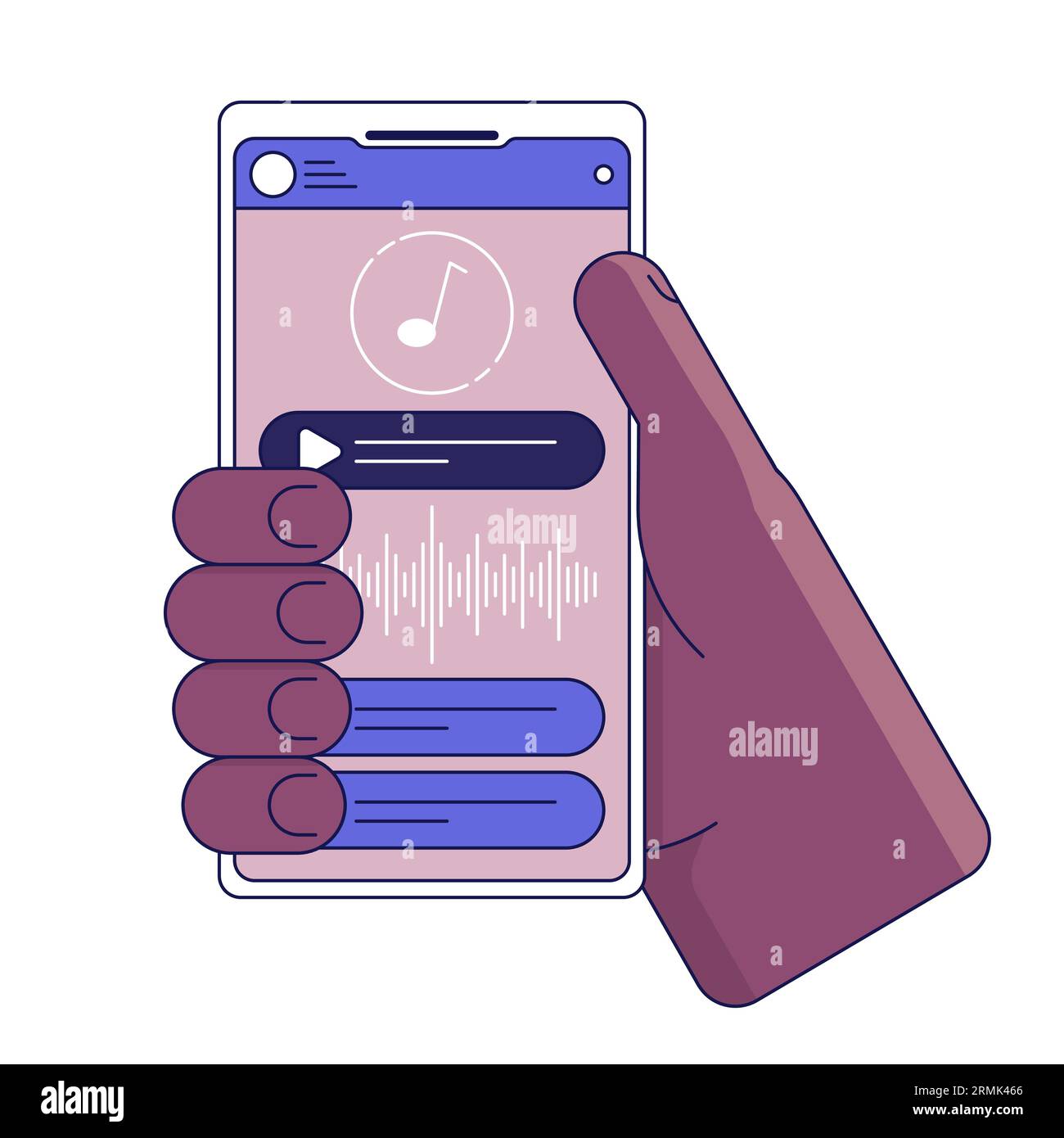 Animation drawing hand holding smartphone hi-res stock photography and ...