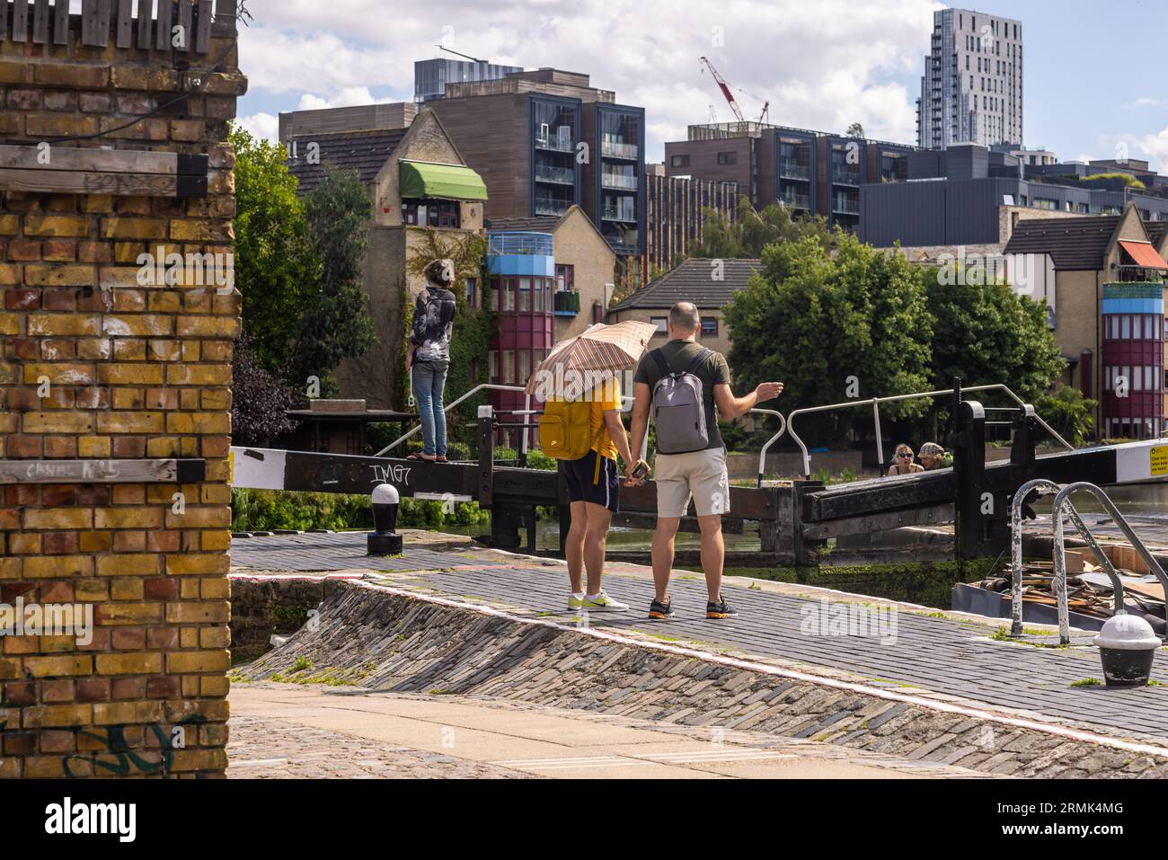 London City Road Lock Regent's Canal Stock Photo - Alamy