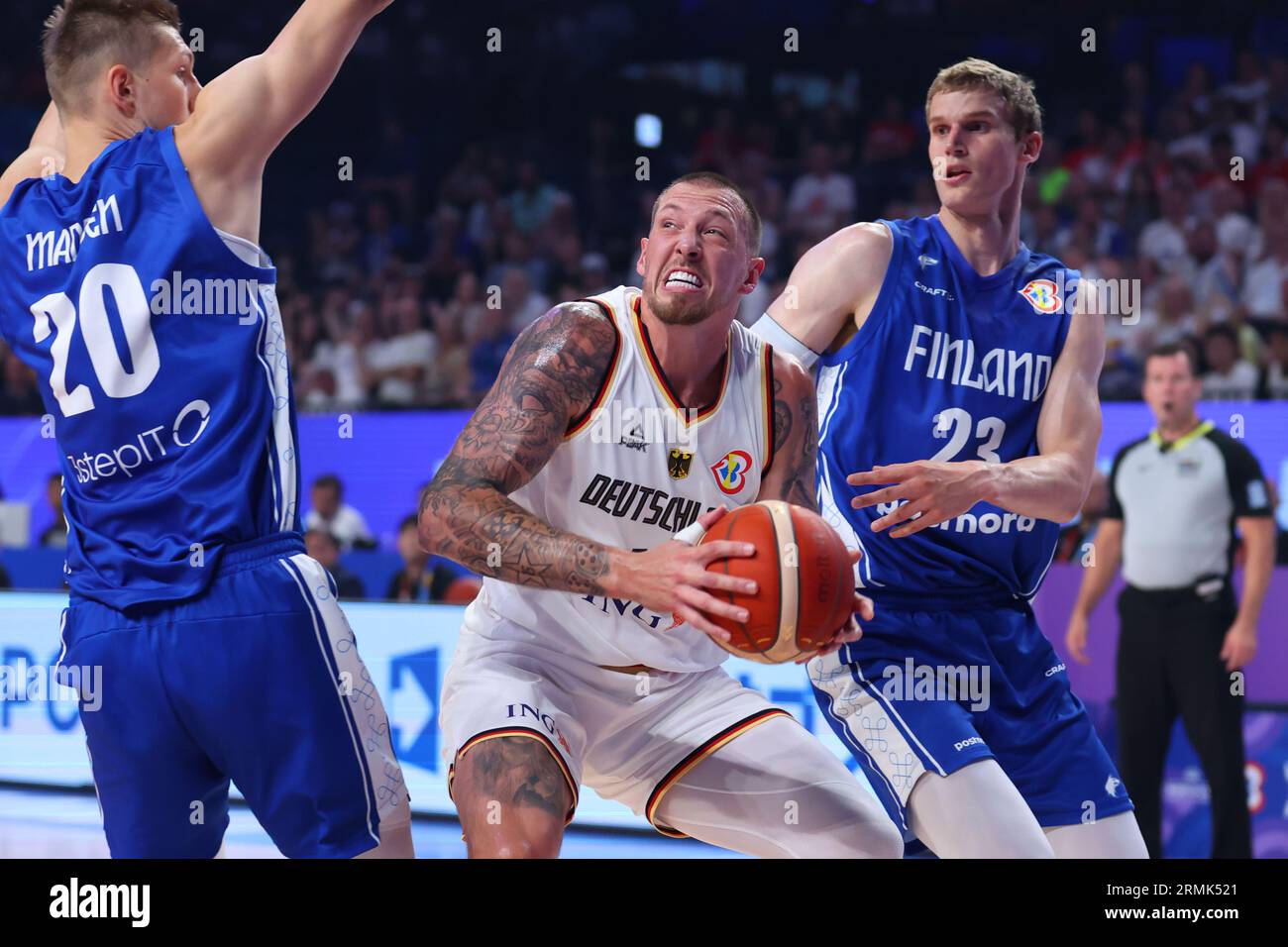 Okinawa Arena, Okinawa, Japan. 29th Aug, 2023. (L to R) Alexander ...