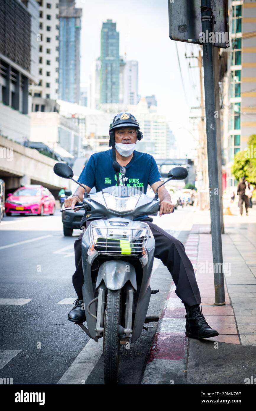 Bangkok motorbike hi-res stock photography and images - Alamy