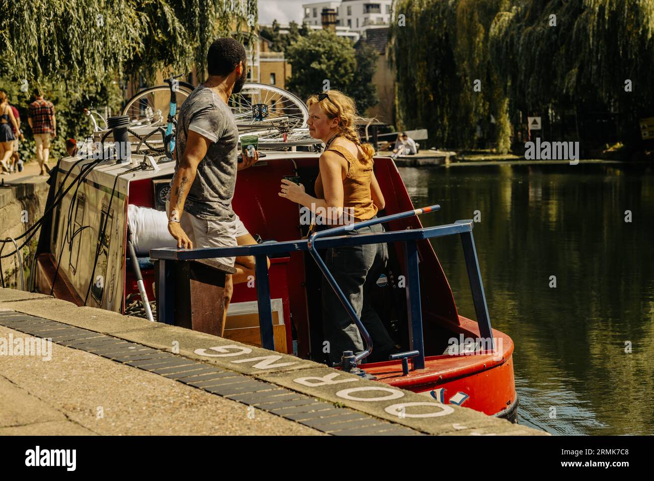 City Road Lock Regent's Canal London Stock Photo - Alamy