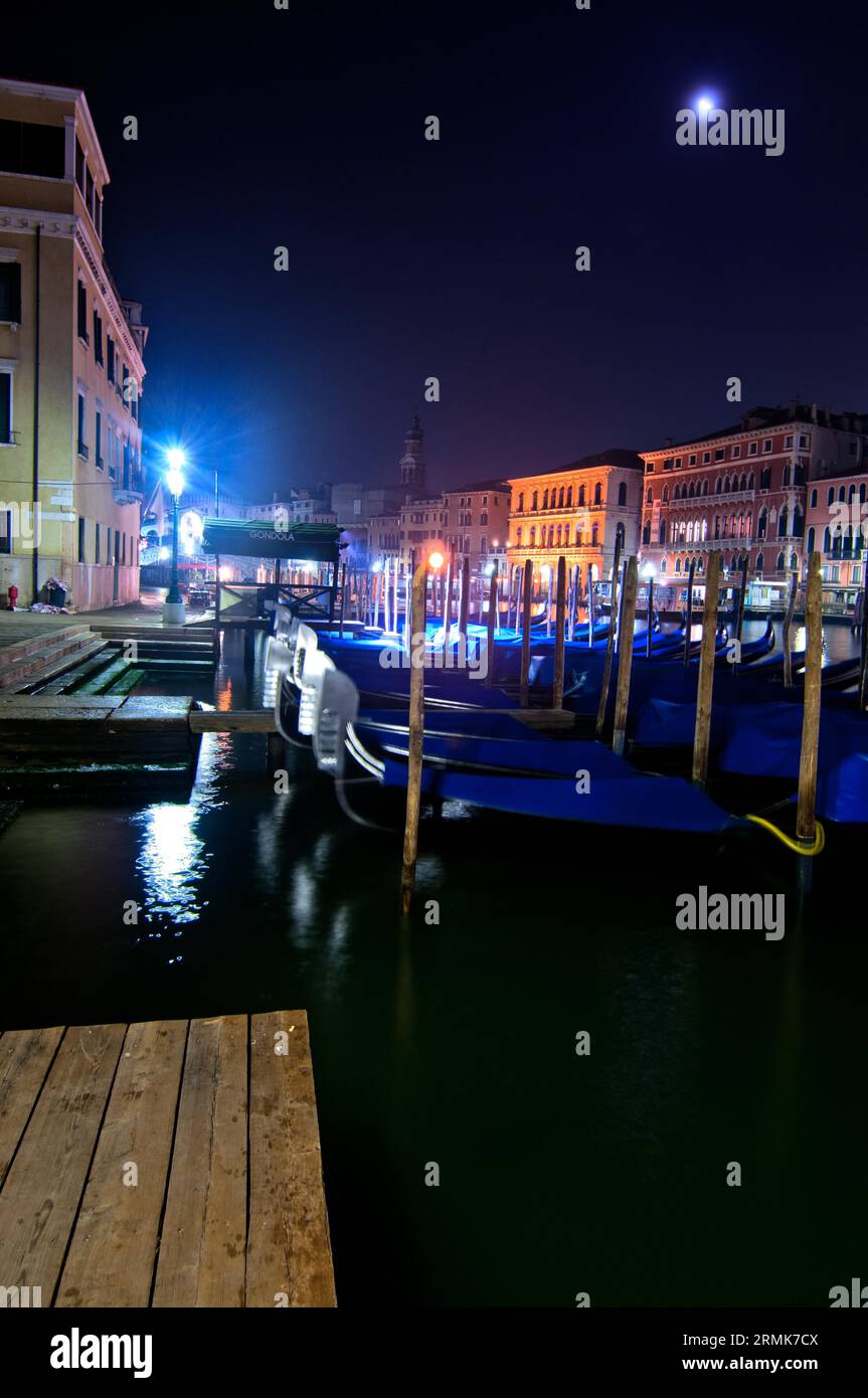 Unusual pittoresque view of Venice Italy most touristic place in the ...