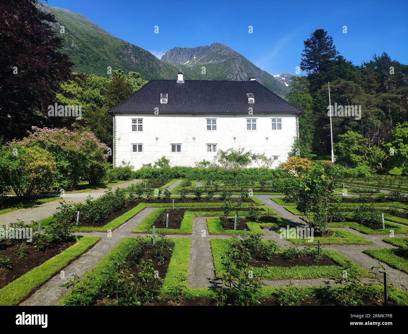 Rosendal Castle Barony, Norway Stock Photo - Alamy