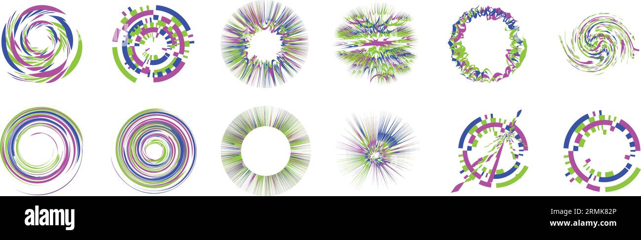 Damaged effect distortion noise Stock Vector Images - Alamy