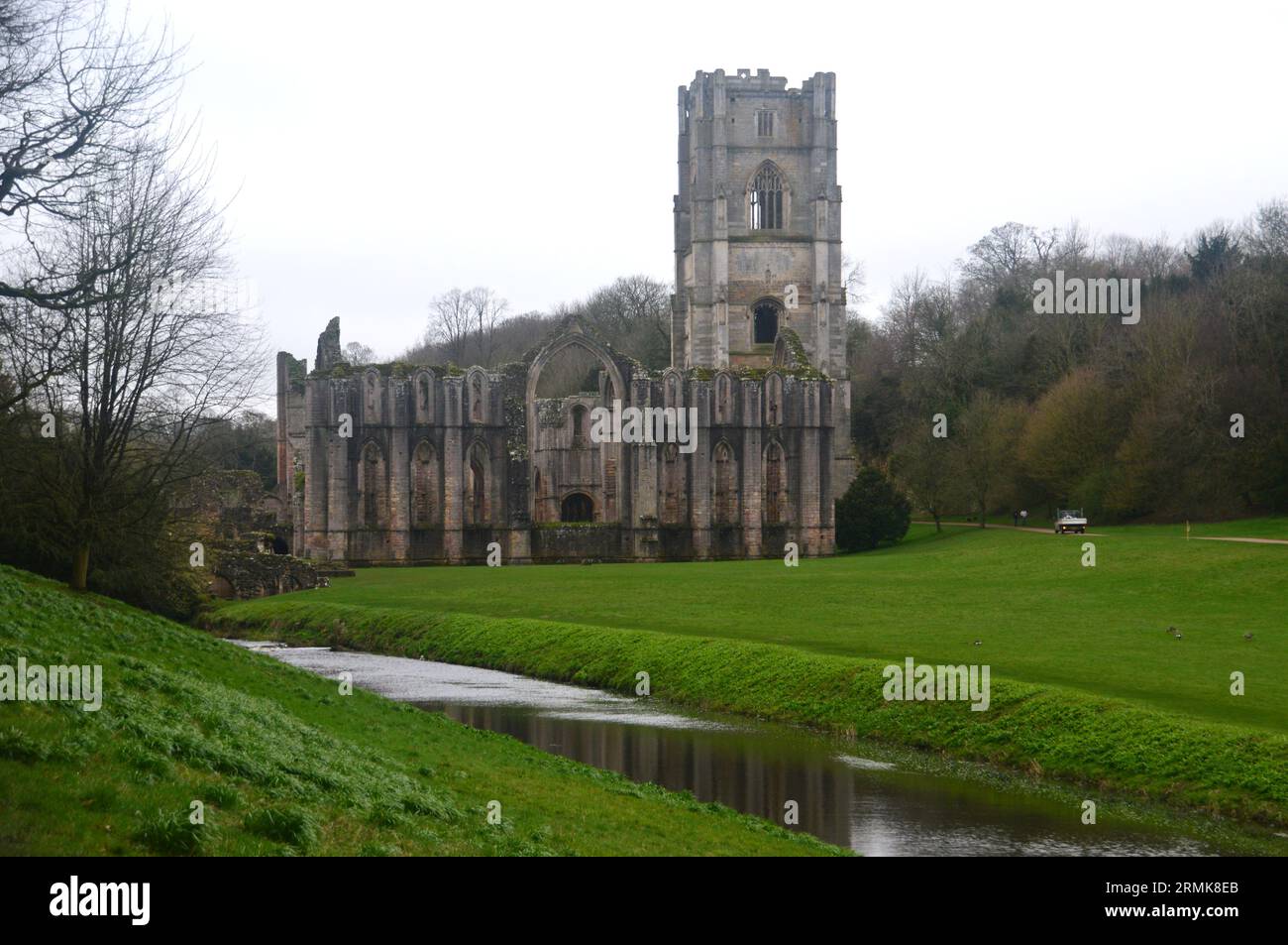 The Ruins of Fountains Abbey a Medieval Cistercian Monastery by the ...