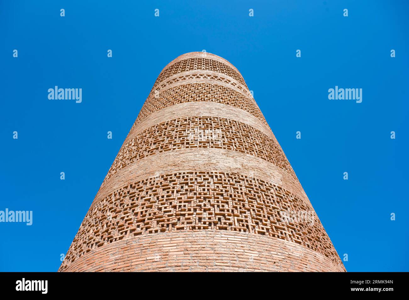 Burana Tower, remains of Karakhanid Minaret, histroic ancient city of ...