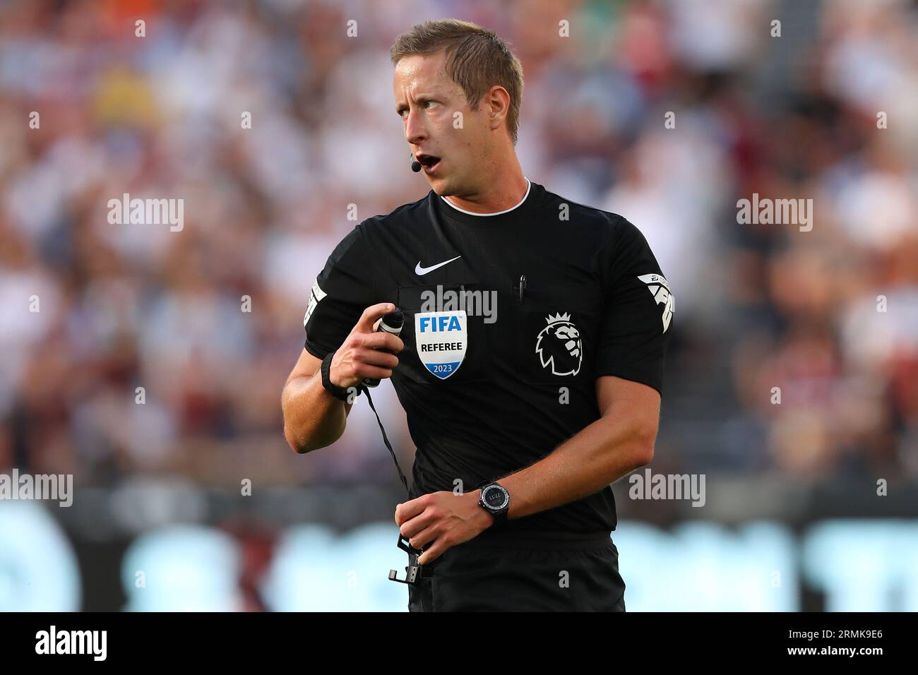 Referee, John Brooks - West Ham United v Chelsea, Premier League ...