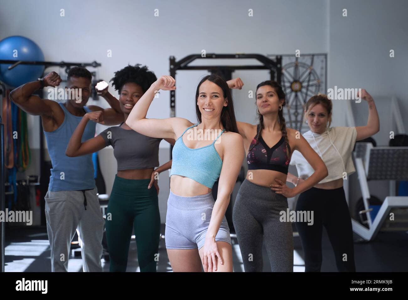 Exercise group mixed age hi-res stock photography and images - Alamy