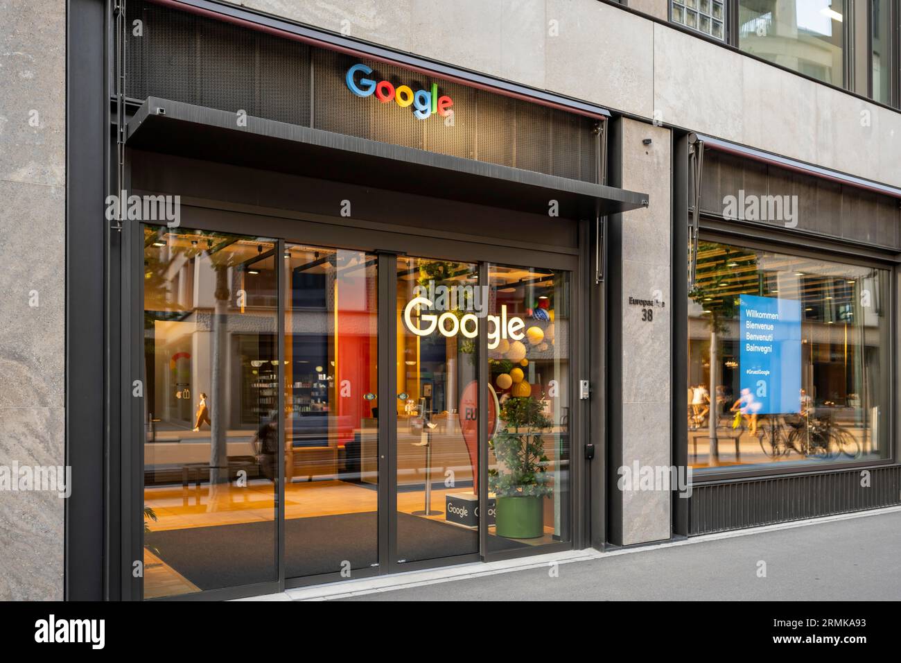 Google Office, Europaallee, City Centre, Zurich, Switzerland Stock ...