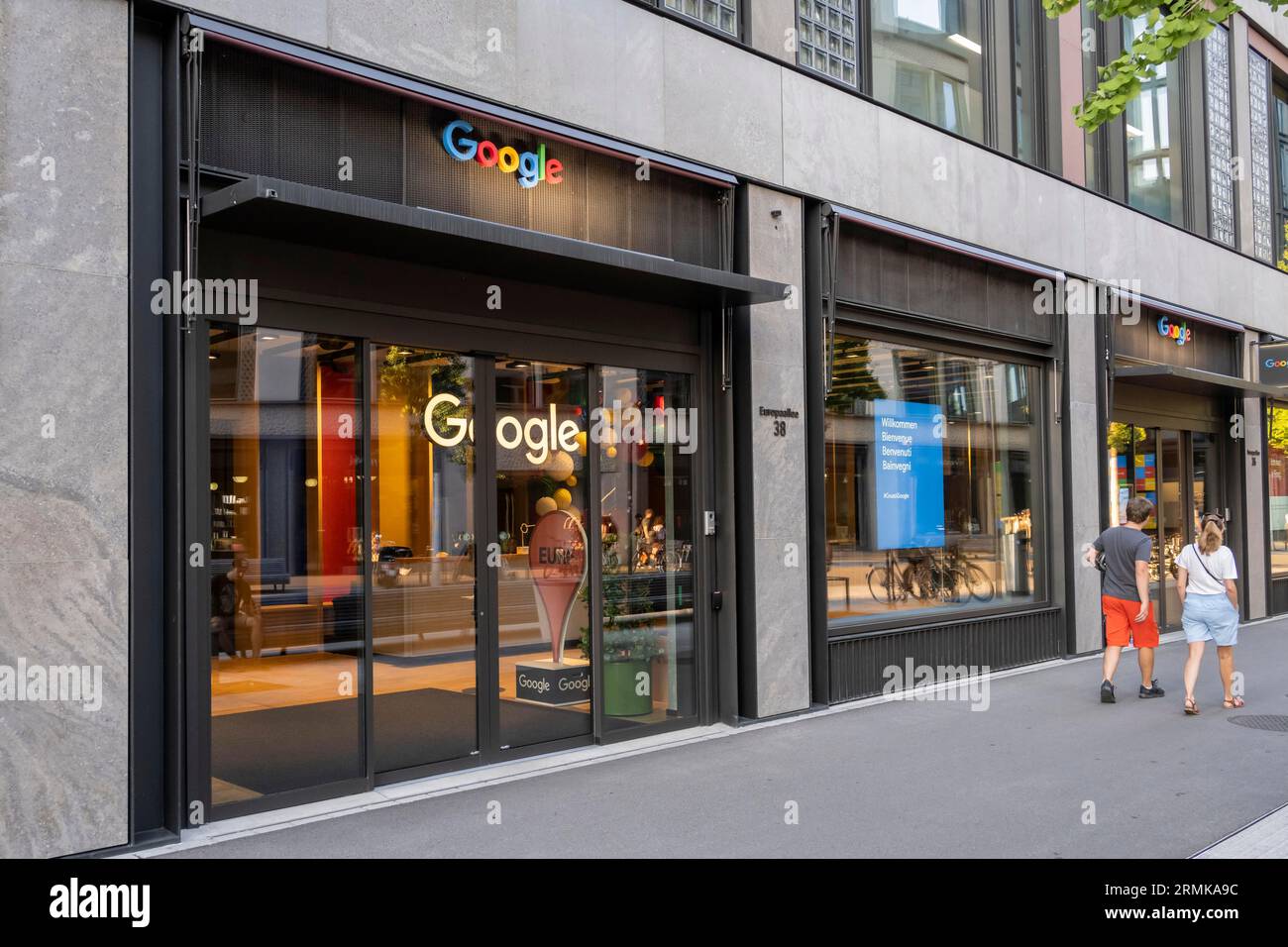 Google Office, Europaallee, City Centre, Zurich, Switzerland Stock ...