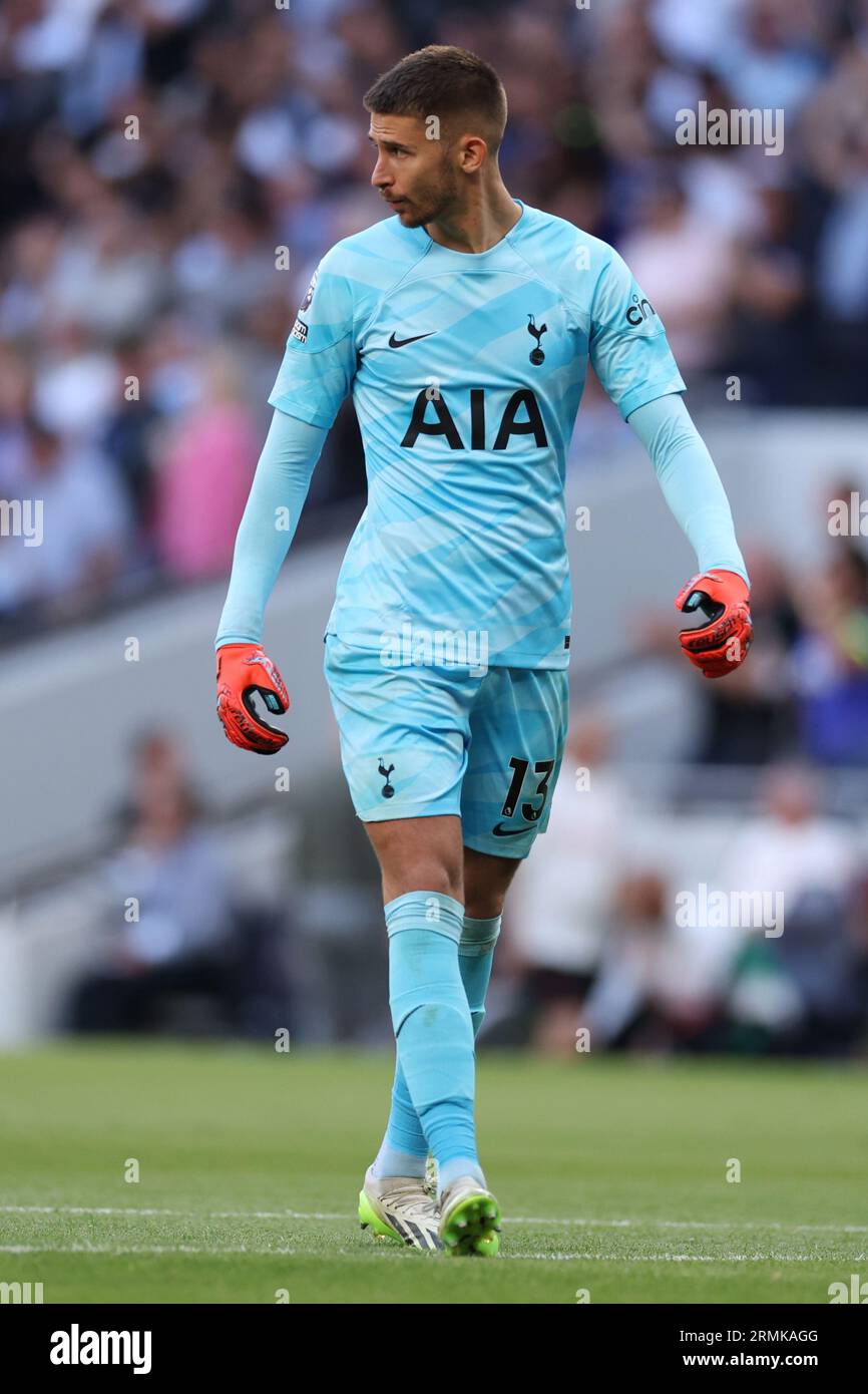Guglielmo Vicario of Tottenham Hotspur - Tottenham Hotspur v Manchester ...