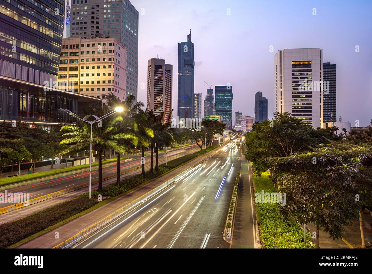 Sudirman street hi-res stock photography and images - Alamy