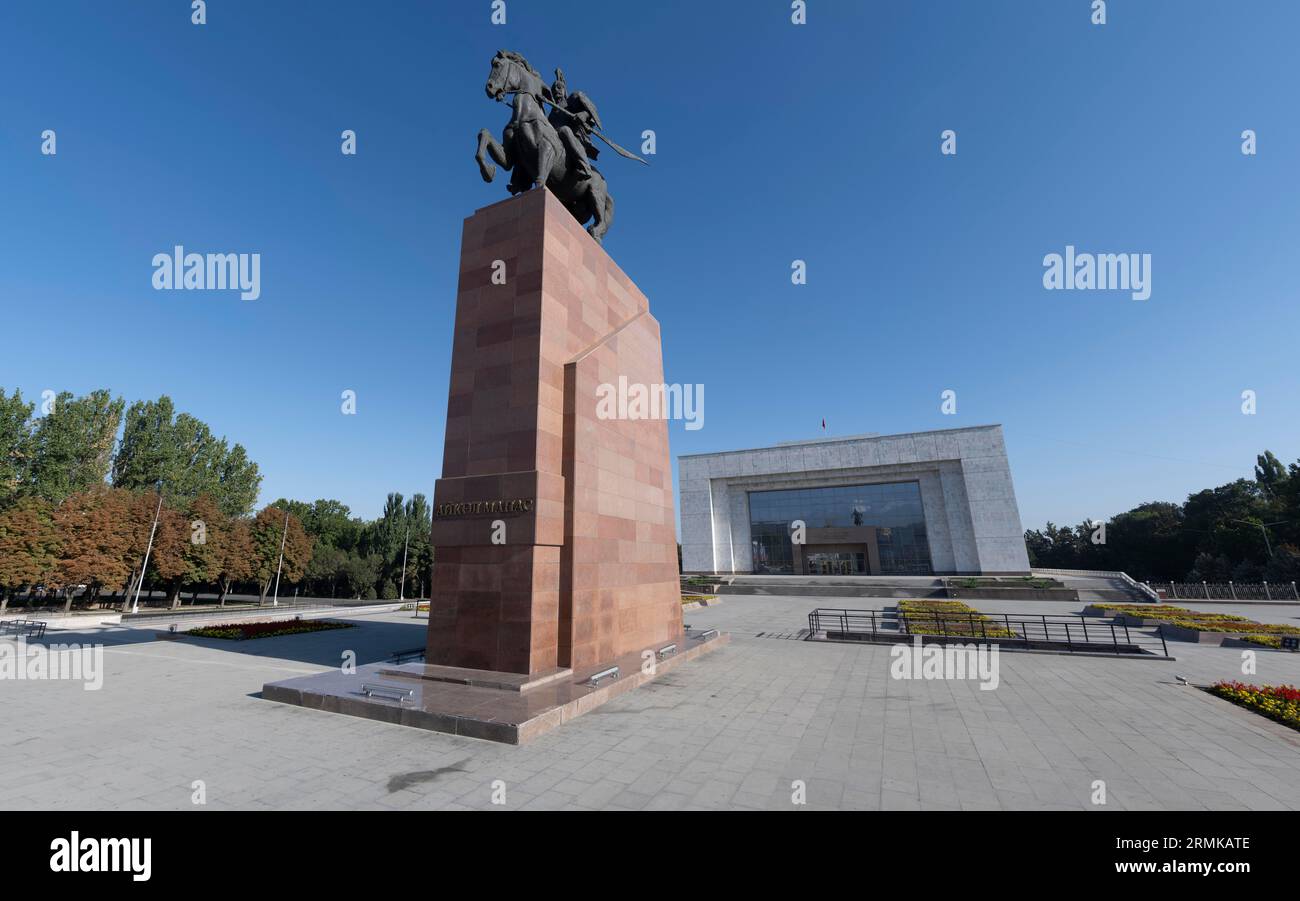 State Historical Museum and Manas Monument inspired by a traditional ...