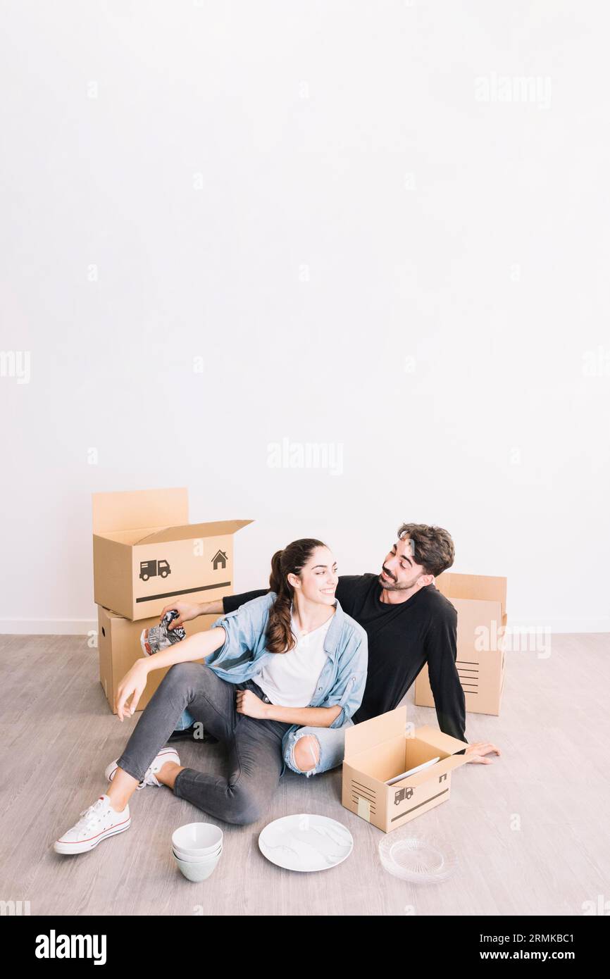 Boxes boyfriend hi-res stock photography and images - Alamy
