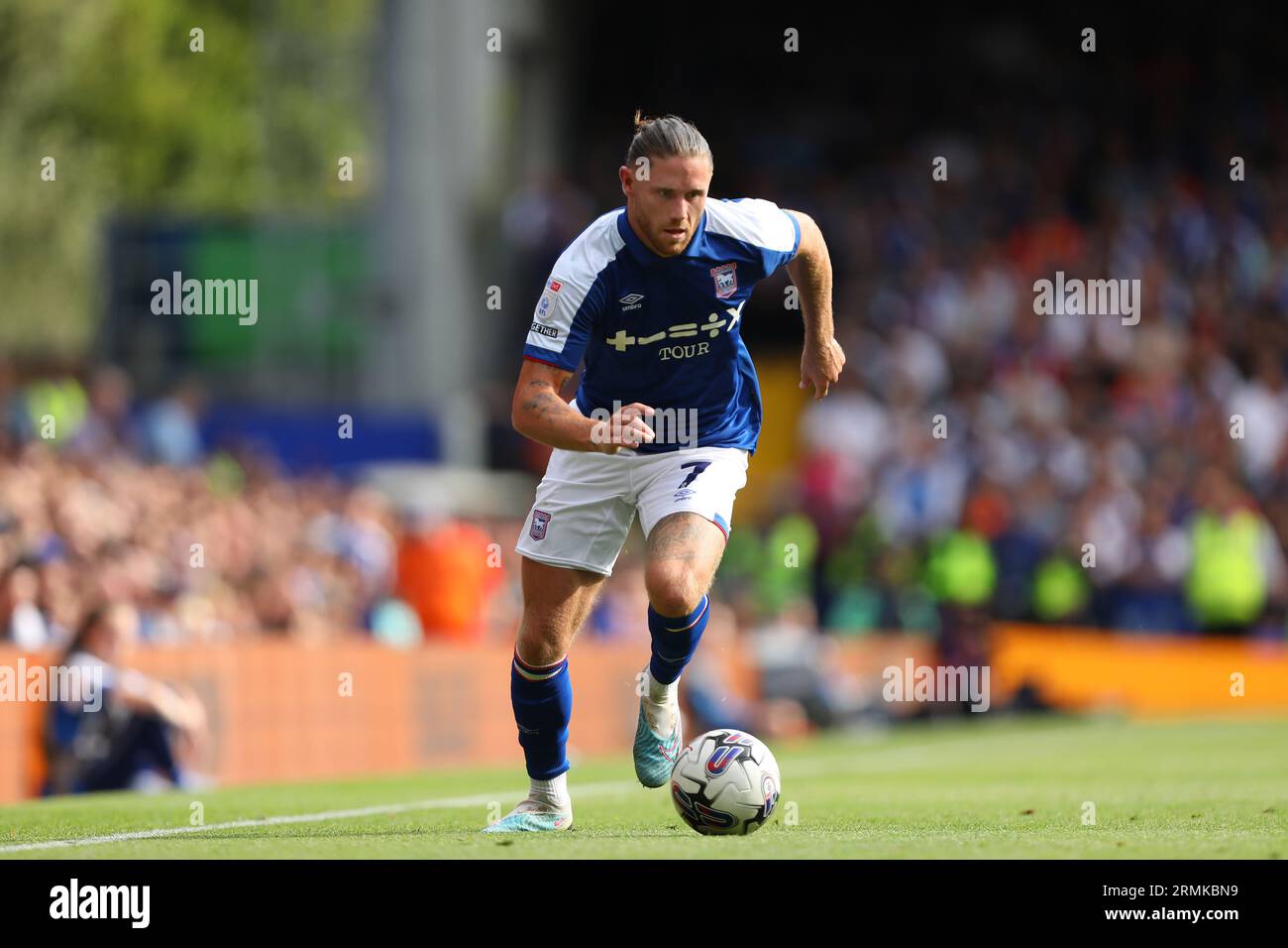 Wes Burns of Ipswich Town - Ipswich Town v Leeds United, Sky Bet ...