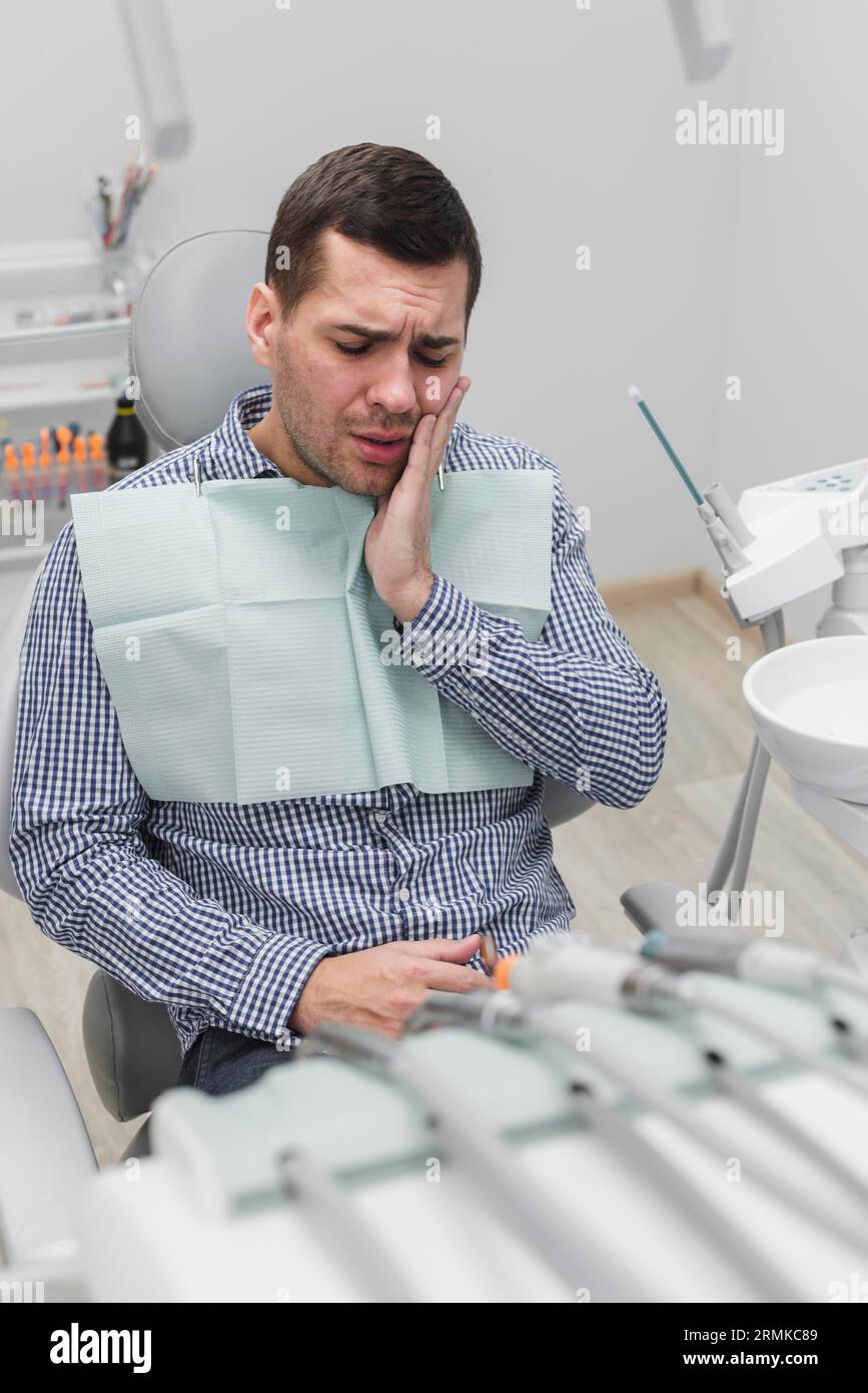 Dentist drill man hi-res stock photography and images - Alamy