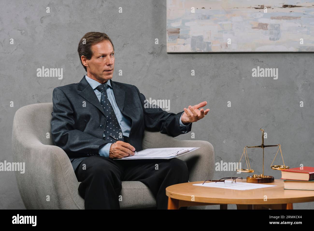 Male lawyer face hi-res stock photography and images - Alamy