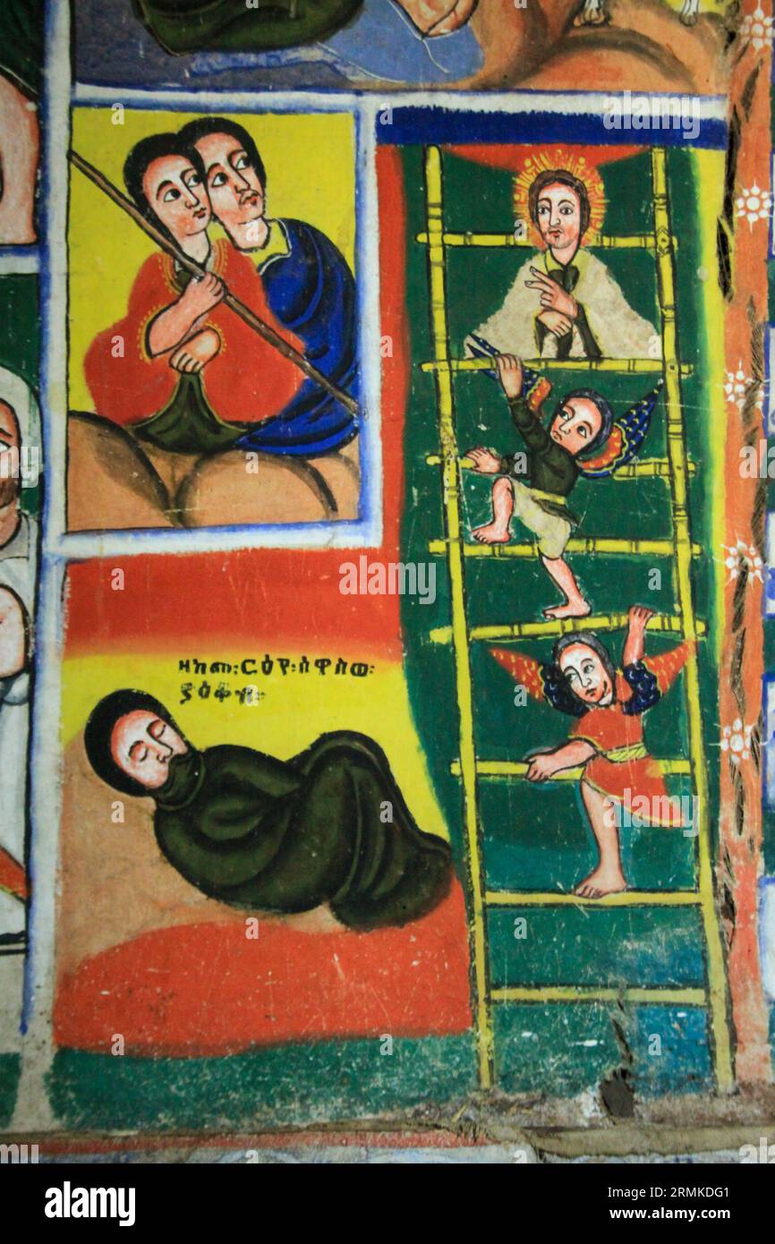 Religious Murals in Bahir Dar, Ethiopia Bahir Dar (Amharic: ባሕር ዳር, lit ...