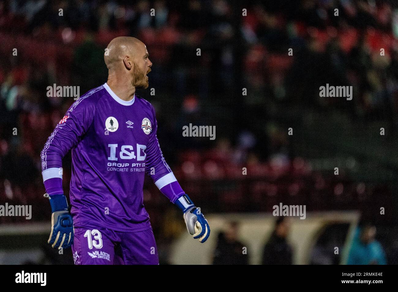 Sunshine North, Australia. 29 August, 2023. Melbourne Knights ...