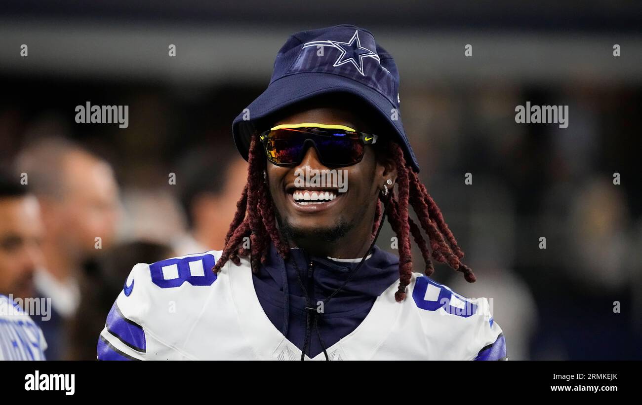 Dallas Cowboys wide receiver CeeDee Lamb stands on the sideline during ...