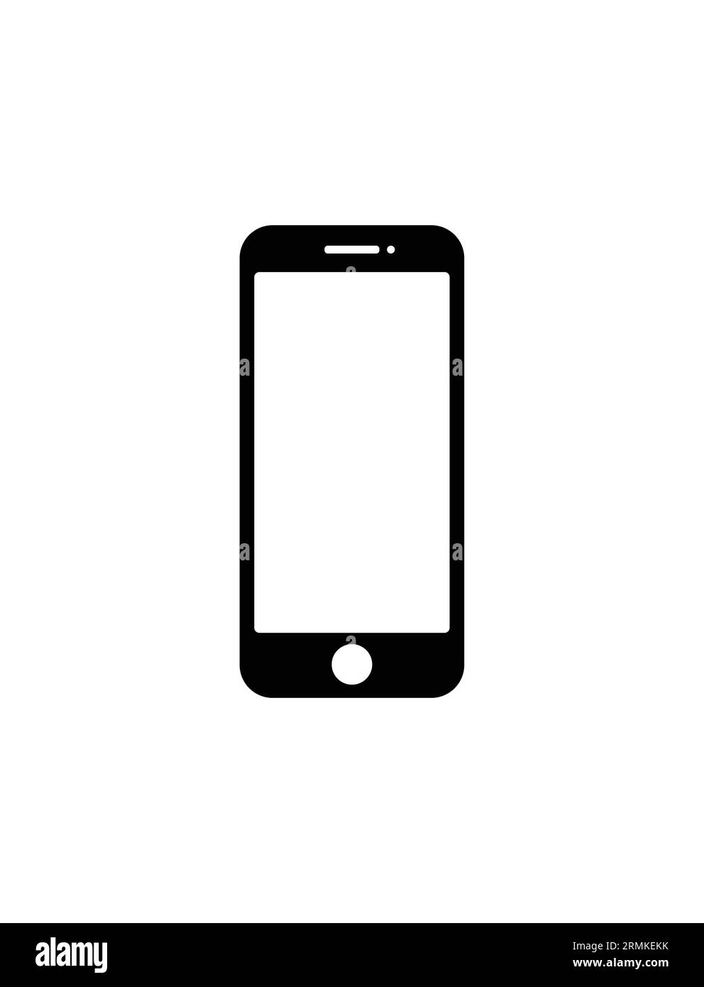 simple classic smartphone cellular mobile phone icon symbol vector ...