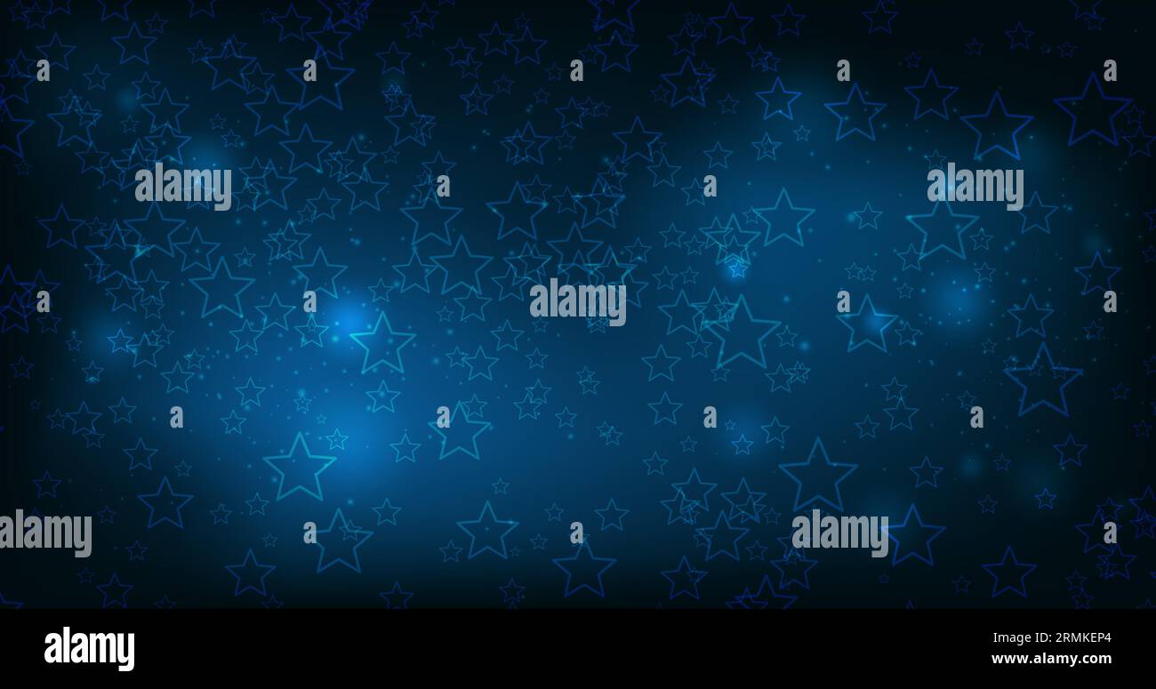 Star universe blue HD background, Stardust in deep universenglow light ...