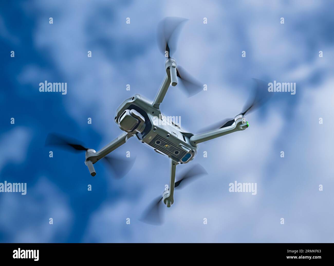 A DJI Air 2S Drone in flight against the sky Stock Photo - Alamy
