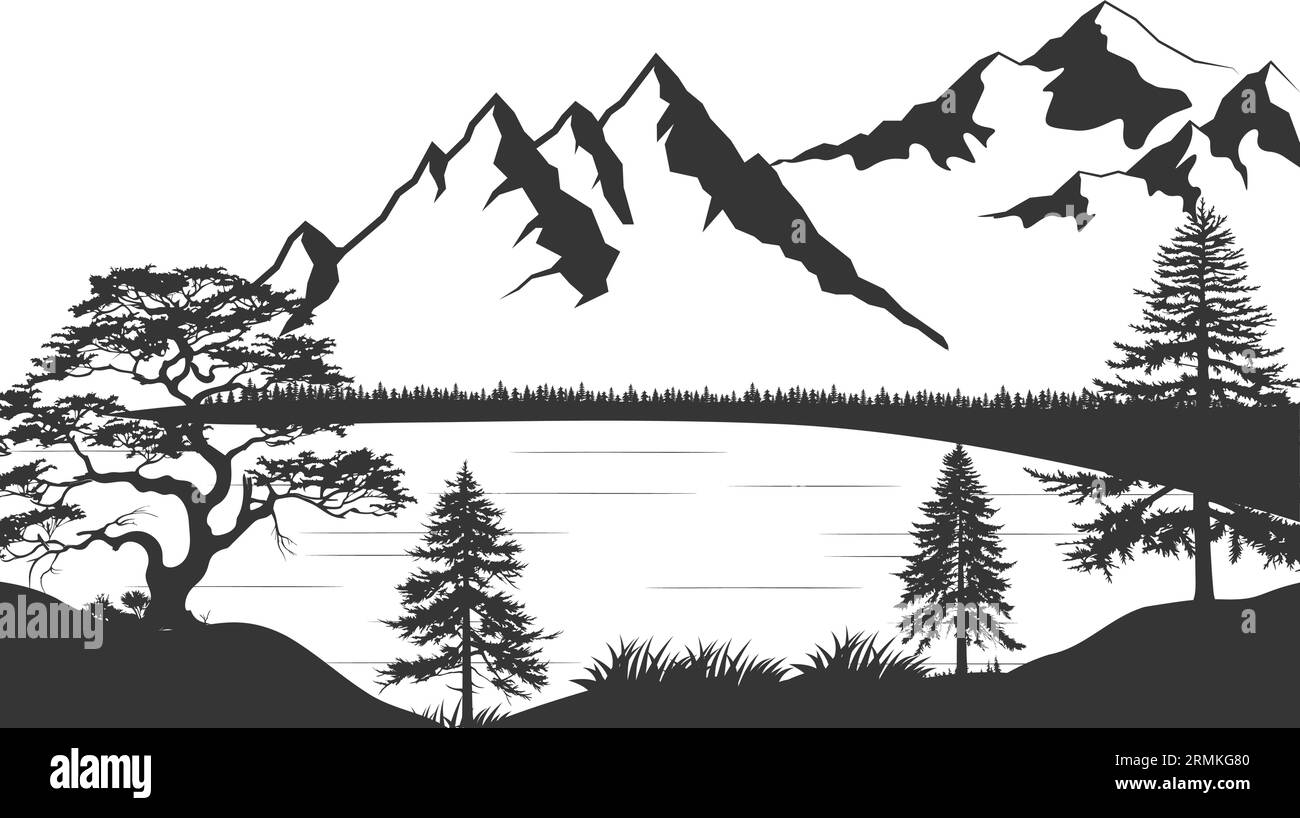 Mountain Silhouette Pattern