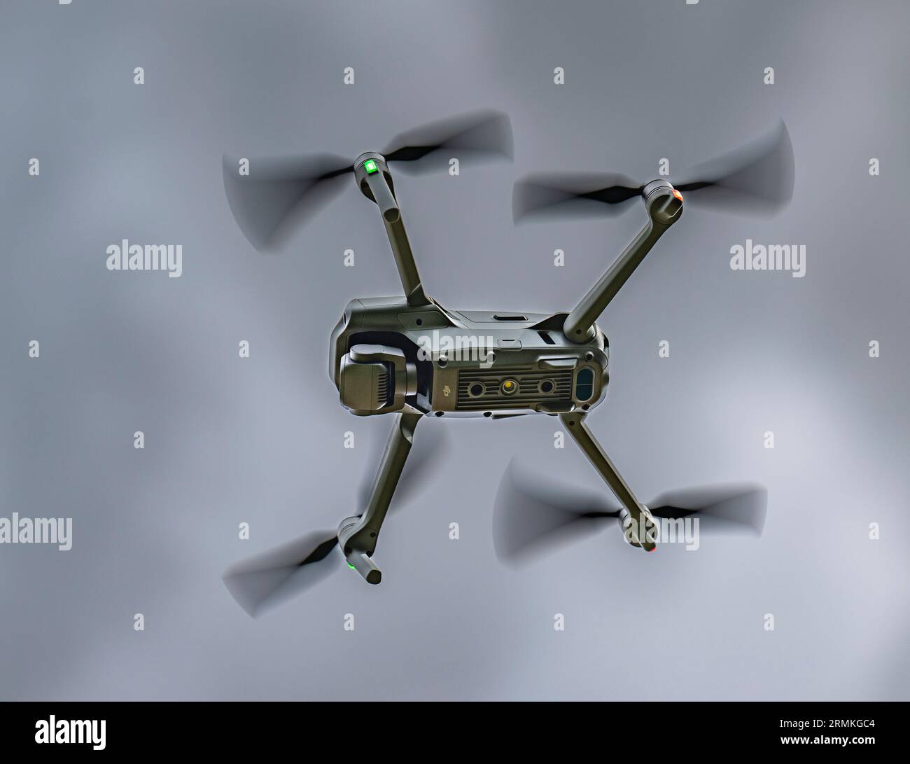 A DJI Air 2S Drone in flight against the sky Stock Photo - Alamy
