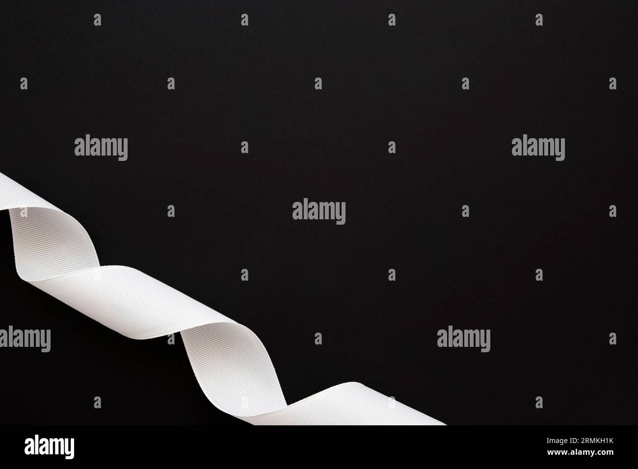 Black corner ribbon hi-res stock photography and images - Alamy