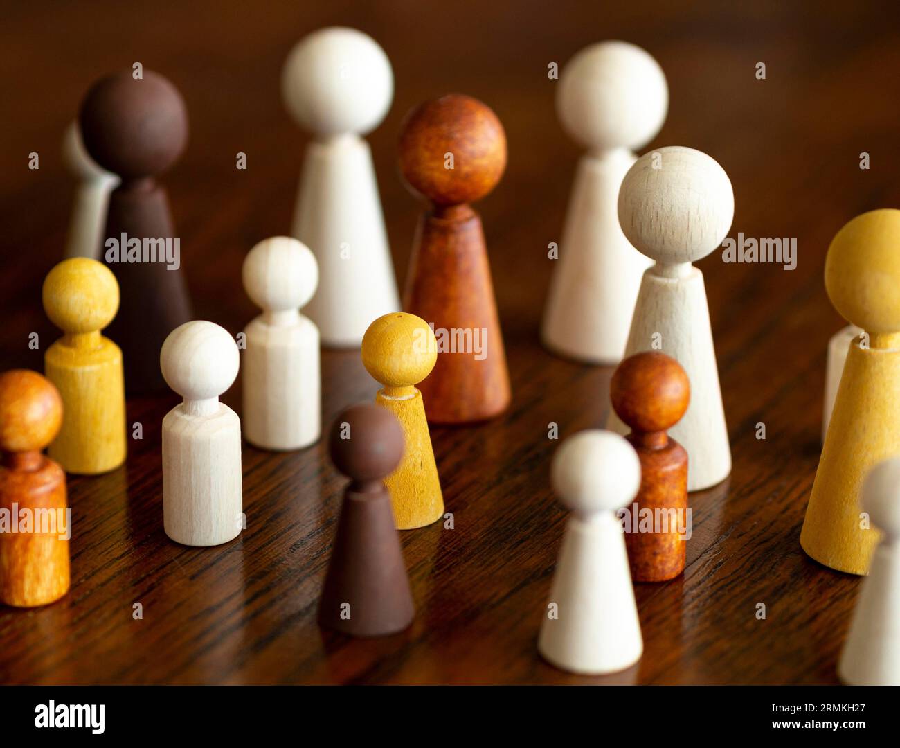 Chess pieces 3d form Stock Photo - Alamy