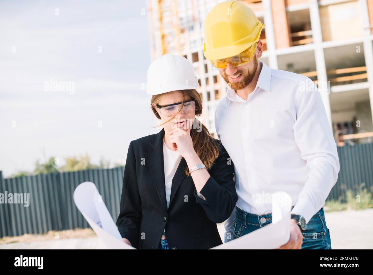 Constructors blueprint hi-res stock photography and images - Alamy