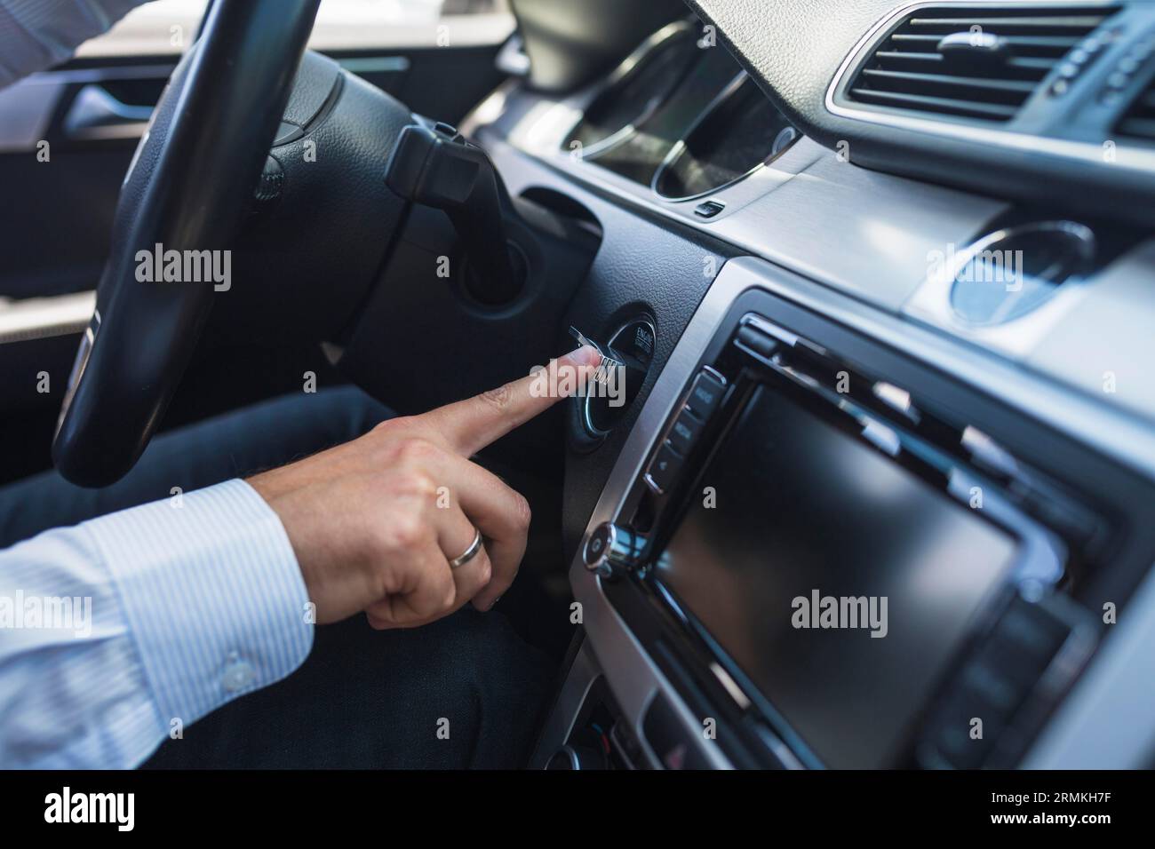 Start car hi-res stock photography and images - Alamy