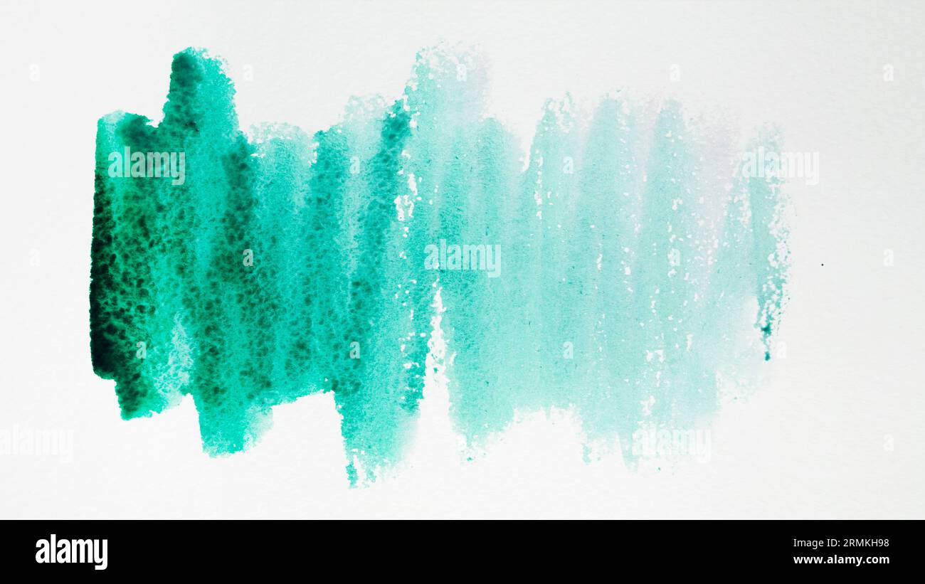 Colorful watercolor brush strokes Stock Photo - Alamy