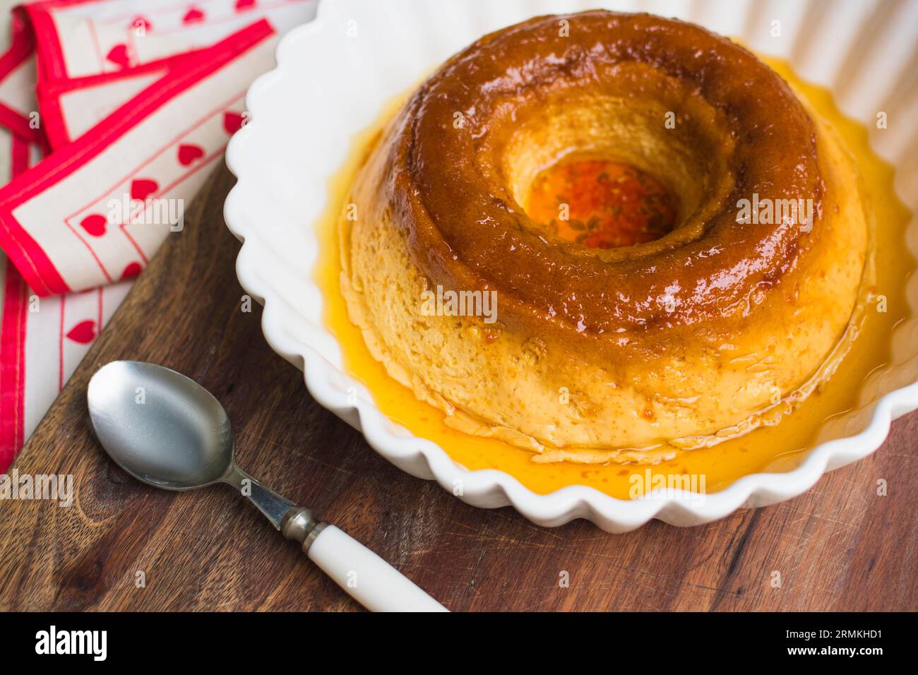 Delicious pudding bowl Stock Photo - Alamy