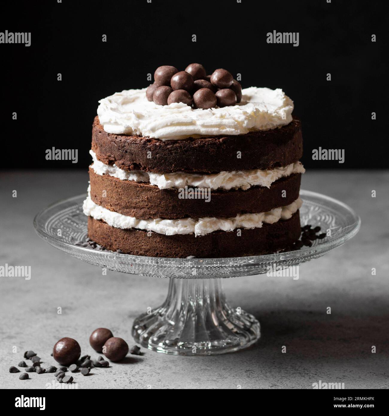 Front view delicious cake concept (2 Stock Photo - Alamy