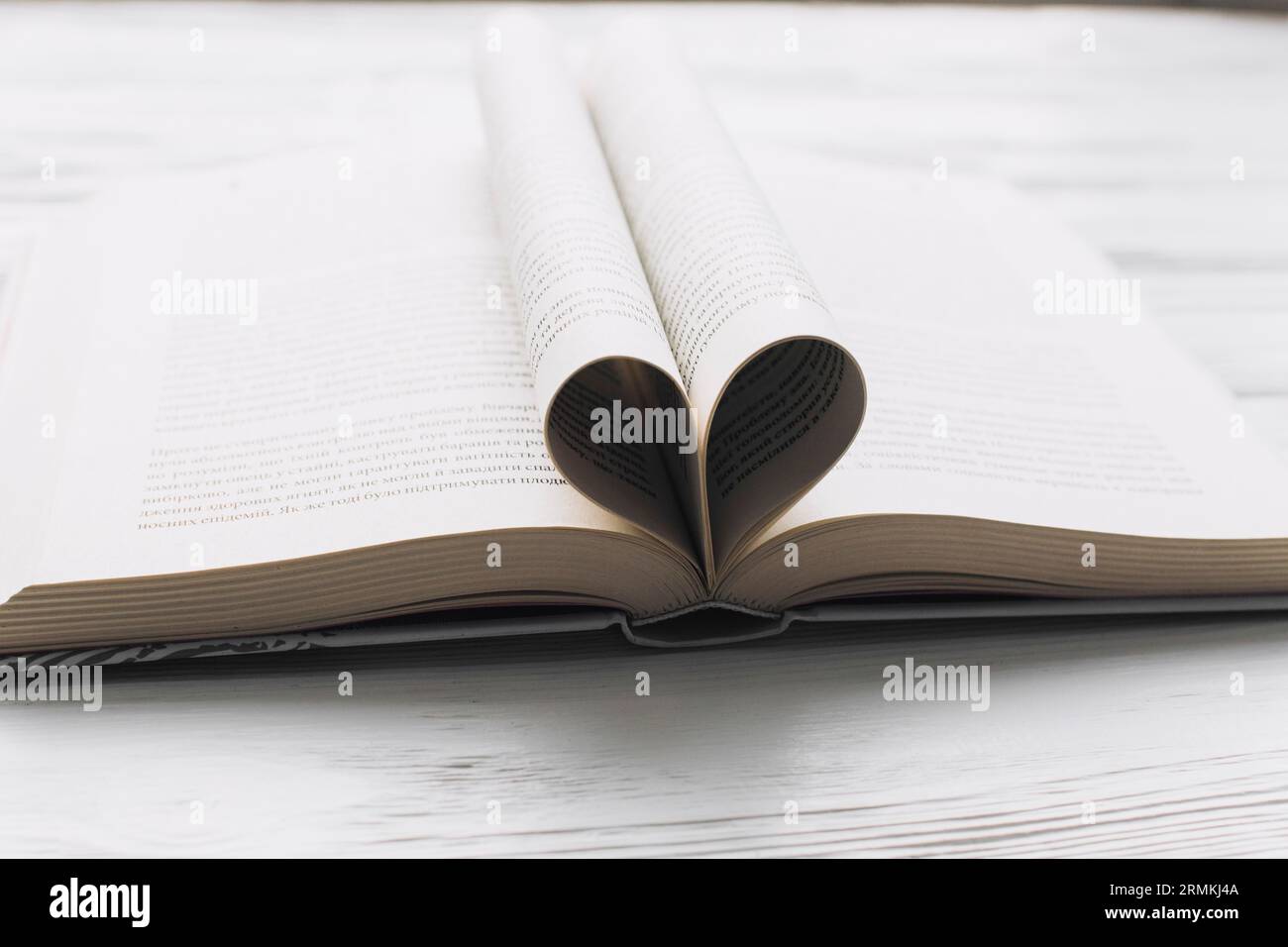 Heart shaped book sheet hi-res stock photography and images - Alamy