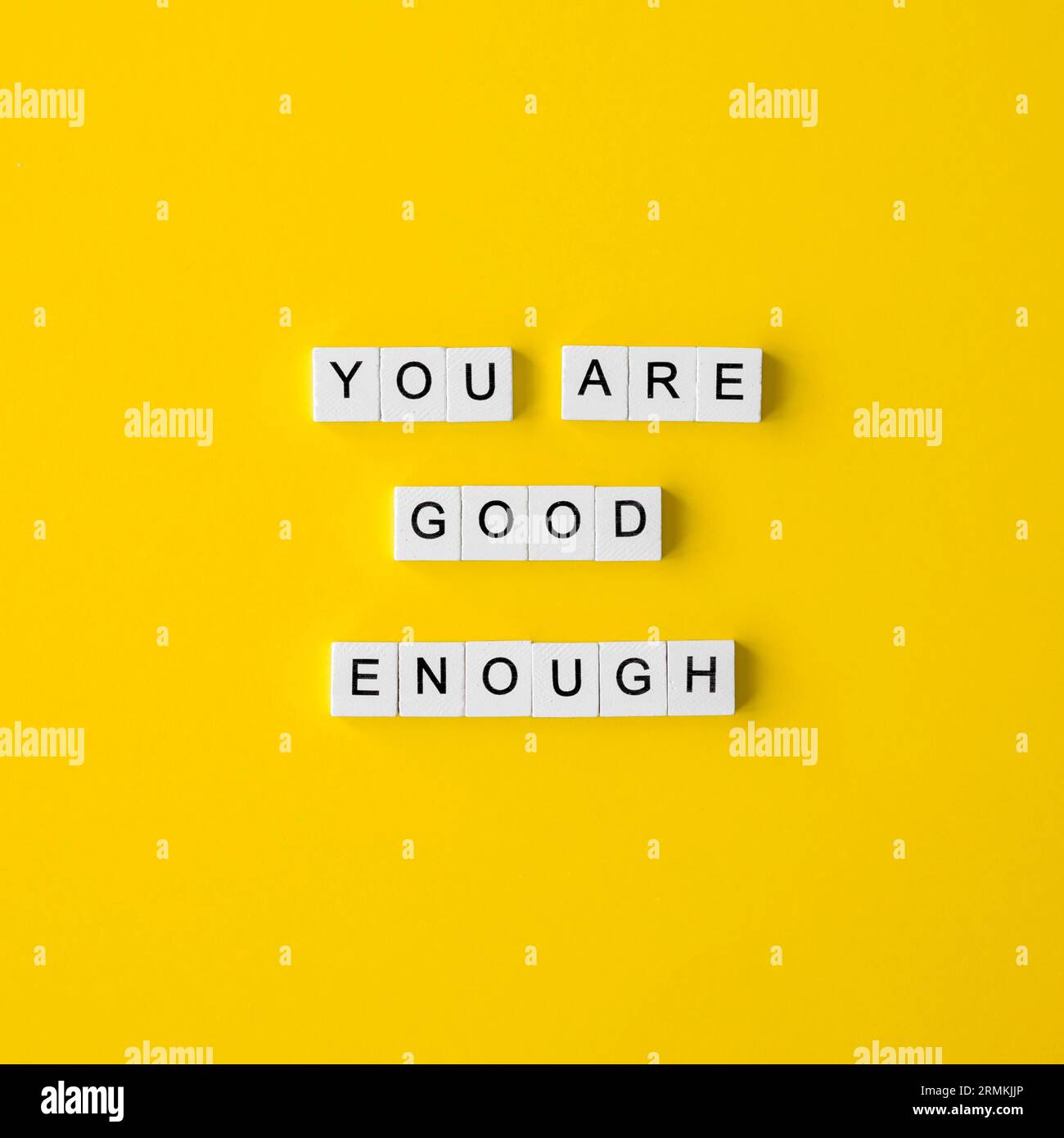 Motivational text self love concept Stock Photo - Alamy