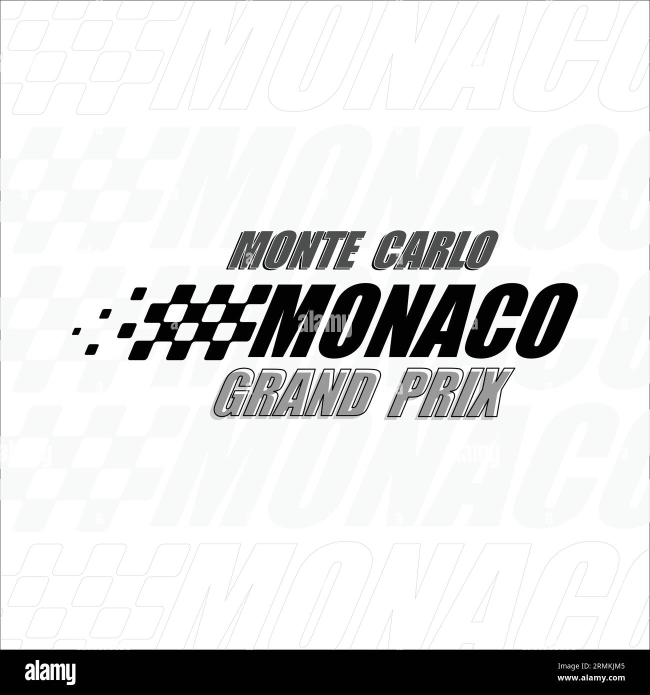 Monaco grand prix motor racing Stock Vector Images - Alamy