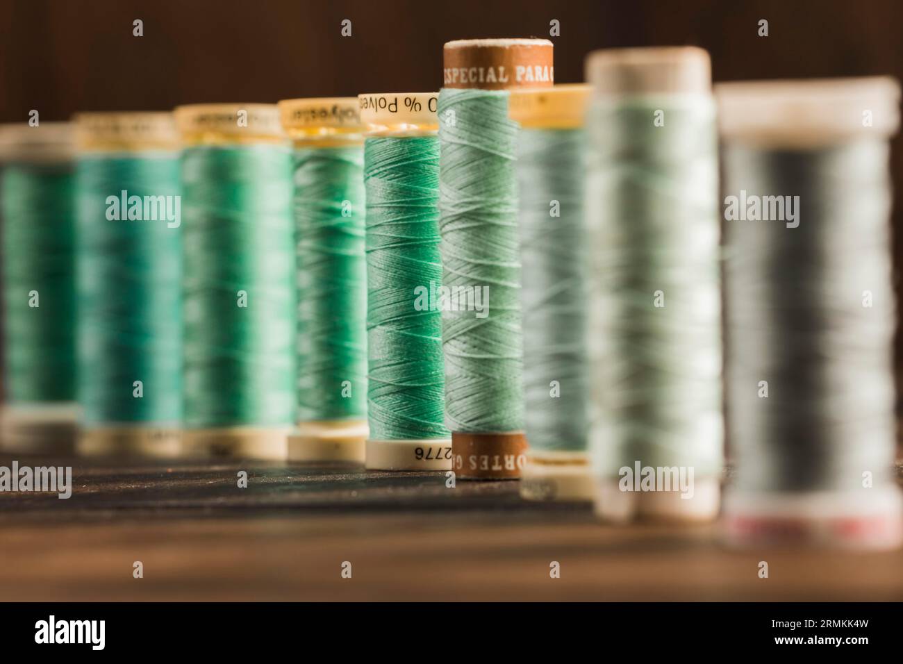 Sewing thread reels hi-res stock photography and images - Alamy