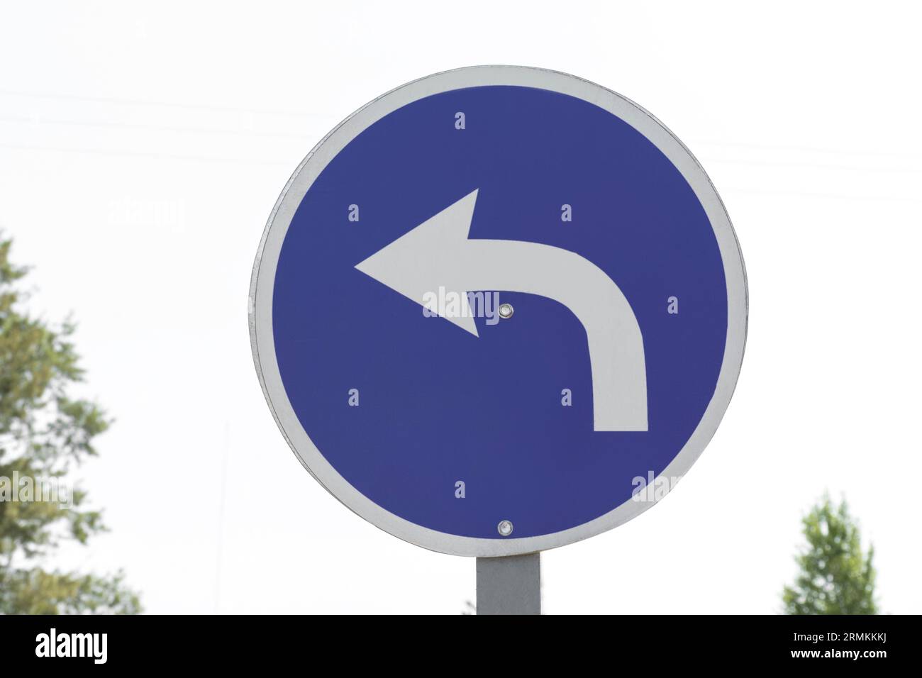 Traffic turn arrow sign outdoors Stock Photo - Alamy