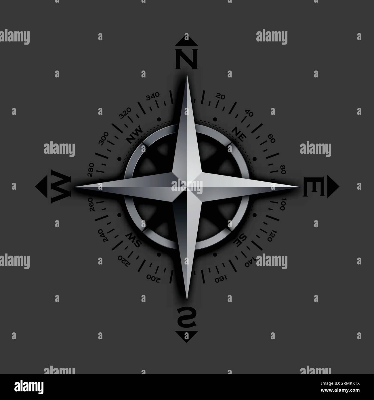 Compas ship Stock Vector Images - Alamy