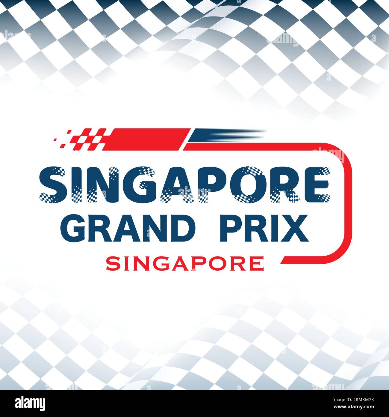 Singapore grand prix checkered background Stock Vector Image & Art - Alamy